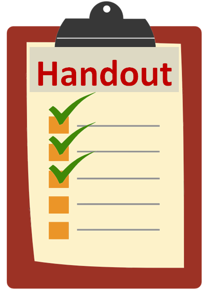 Ein gutes Handout: übersichtlich und prägnant – Dr. Daniela Hartmann